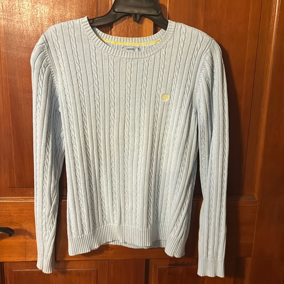 Izod | Sweaters | Izod Sweater Light Blue Large | Poshmark